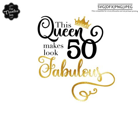 50 And Fabulous Silhouette Svg