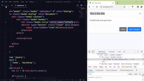 Advanced Vue Js Component Concepts Using Slots To Facilitate