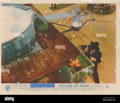 House Of Wax Warner Bros 1953 Starring Vincent Price Frank