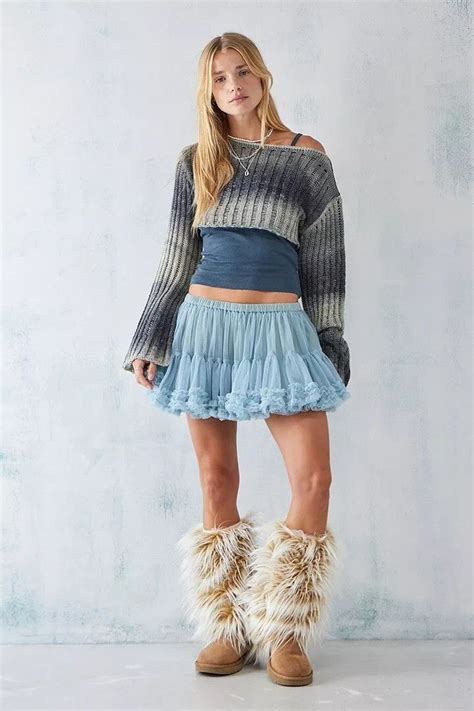 Blue Tulle Tutu Micro Mini Skirt Urban Outfitters Latest Skirts Trendy
