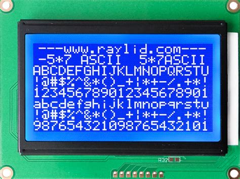 Iic12864液晶模块与12864m中文液晶屏对比