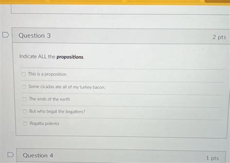 Question 3 2 Pts Indicate All The Studyx