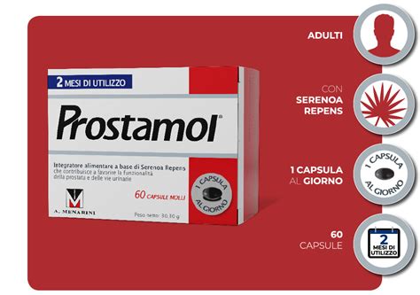 Prostamol Integratore Alimentare Per La Prostata E Le Vie Urinarie Capsule
