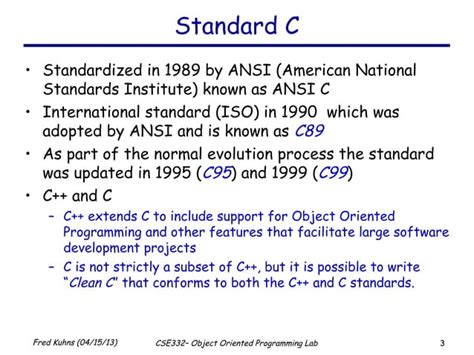 Brief Introduction To The C Programming Language Ppt