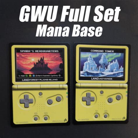 Gwu Advance Mana Base Set Mtgetsy