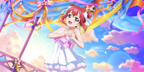 Safebooru Blush Character Name Dress Green Eyes Kurosawa Ruby Love