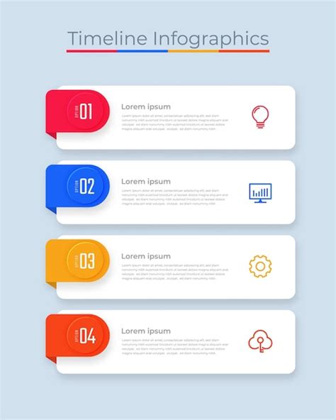 Premium Vector Timeline Infographics Design Marketing Icons Workflow