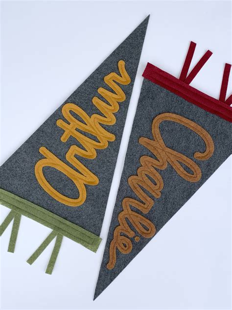 Custom Name Pennant Cursive Eventide Pennant Co