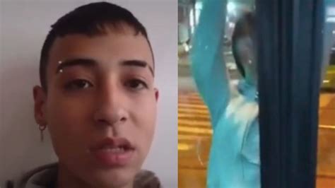 Video Mi humildad nunca se va a ir apareció el joven que se colgó en bus de TransMilenio