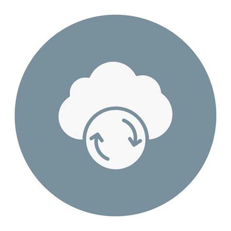 Premium Vector Cloud Sync Vector Illustration