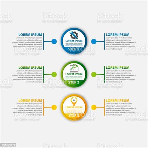 현대 벡터 일러스트 레이 션 3d 세 가지 요소와 원형 차트 서식 파일 원 인포 그래픽 비즈니스 프레 젠 테이 션 웹 디자인 3 단계 옵션 부품 또는 프로세스 다이어그램