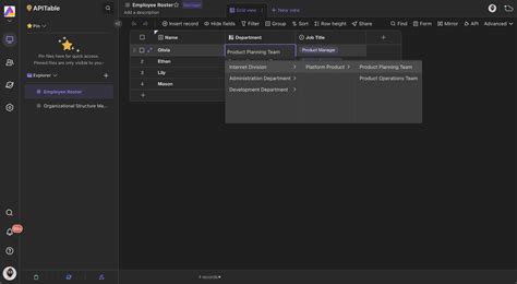Cascader Aitable Help Center