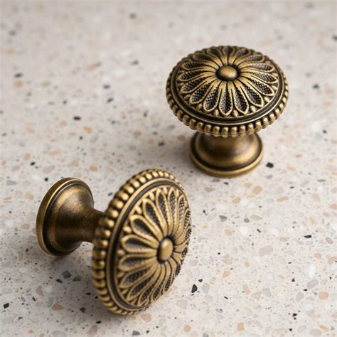 Floral Cabinet Knobs Etsy