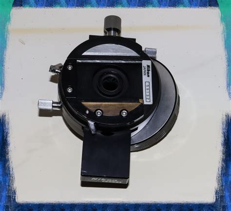 Nikon Optiphot II Microscope DIC Intermediate Piece Nosepiece And DIC