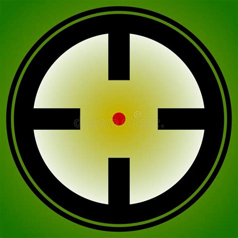 Target Mark Reticle Crosshair Icon For Focus Accuracy Target Stock