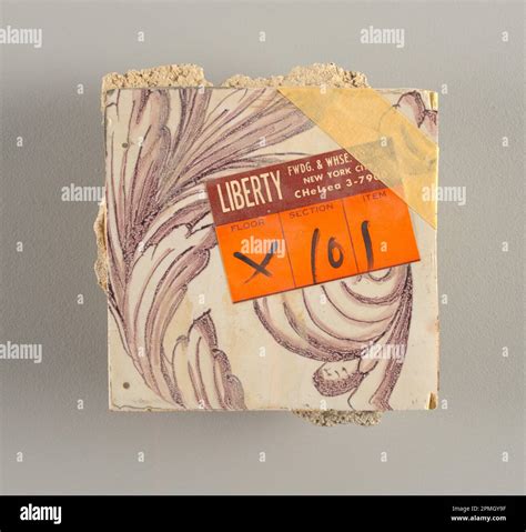 Tile Wall Facing Holland Tin Glazed Earthenware Underglaze Stock