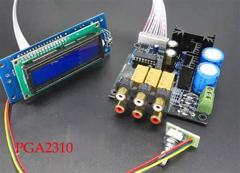 Assembled Pga2310 Streo Remote Audio Preamplifier Board Remote Volume