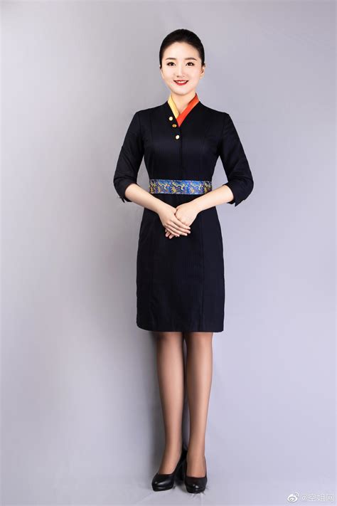 成都航空小姐姐。制服特色～