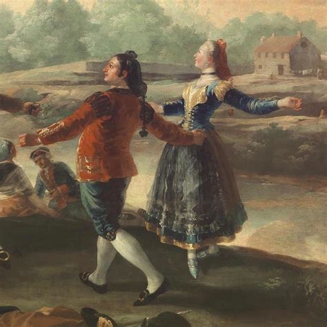 Dance Of The Majos At The Banks Of Manzanares Painting By Francisco De
