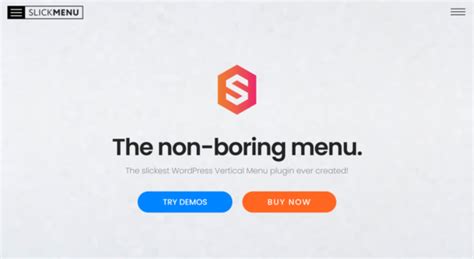Slick Menu Responsive Wordpress Vertical Menu Creativesea
