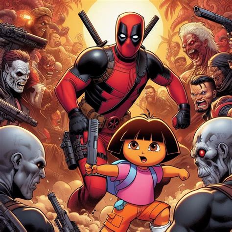 Dora And Deadpool Rweirddalle