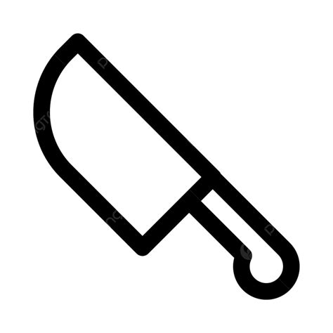 Sharp Knife Clipart Vector Knife Cut Tool Icon Sharp Handle Tool Slice Png Image For Free