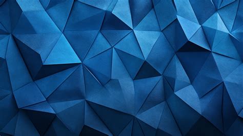 Blue Triangular Textured Background Vintage Abstract Blue Pattern
