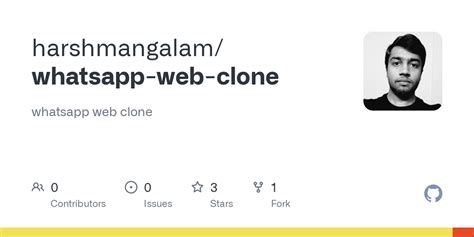 github harshmangalam whatsapp web clone whatsapp web clone