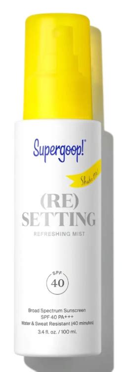 Supergoop Resetting Refreshing Mist Spf 40 1source