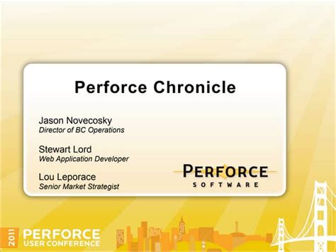Introducing The Perforce Web Content Management System Ppt
