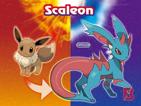 Badafra On Instagram Meet Scaleon Eevees Dragon Evolution Hes The