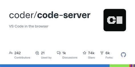 Github Codercode Server Vs Code In The Browser