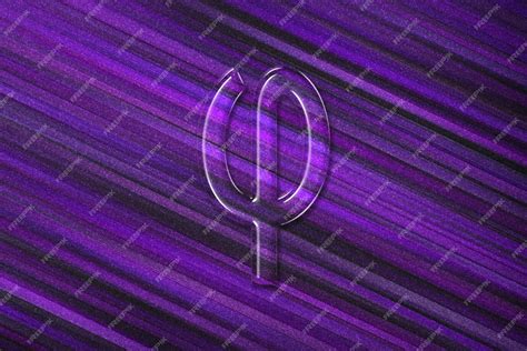 Premium Photo Phi Sign Phi Letter Greek Alphabet Symbol Violet