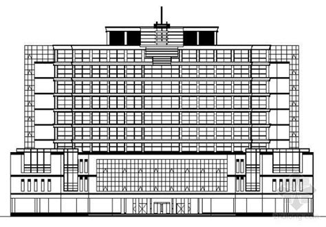 襄汾某十层酒店建筑初设图 宾馆酒店建筑 筑龙建筑设计论坛