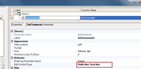 Solved Ilogic Form Add The Iprop Summary Comments Autodesk Community
