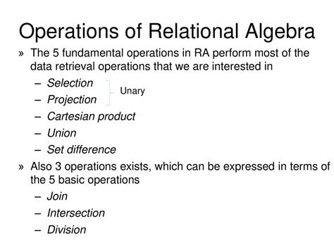 Databases Design Introduction To Sql Relational Algebra презентация онлайн