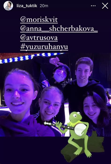 Just Cute Picture Of Yuzu Chilling Out With The Russians Skaters Via Lizas Ig R Figureskating