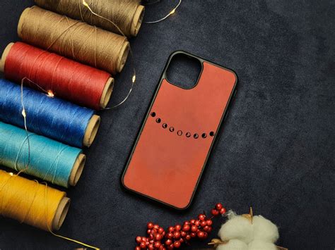 Eclipse Iphone Case Moon Leather Phone Cover Dark Moon Iphone Case