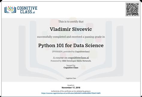 Cognitiveclass Py0101en Certificate Cognitive Class