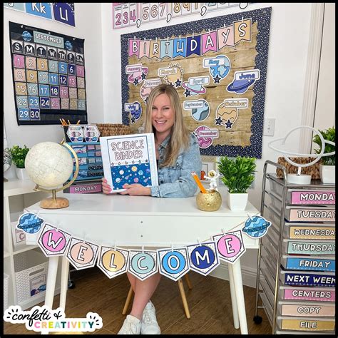 Space Classroom Decor Bundle Confetti And Creativity