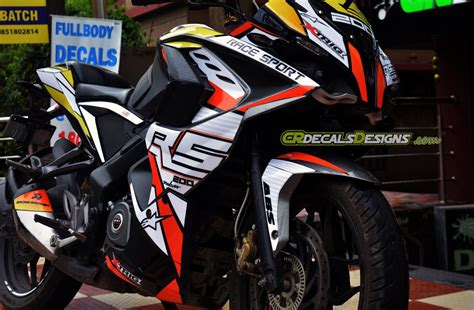 Buy Cr Decals Pulsar Rs 200 Custom Decals Stickers Full Body Bike Race