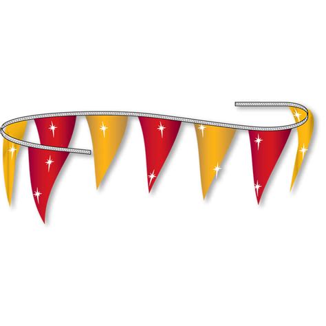Carnival Triangle Banner Clip Art Set Png Svg Vector Flag 5159645
