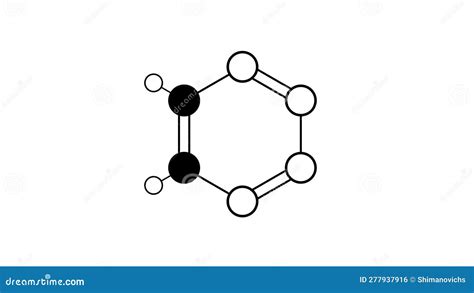 Tetrazine Molecule 1 2 3 4 Tetrazine Molecular Structure Isolated 3d Model Van Der Waals Stock
