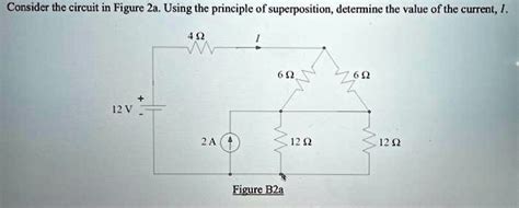 solved consider the circuit in figure za using the principle of