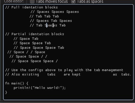 Allow Tabs For Indentation In Text Edit Widget · Issue 73 · Emilkegui