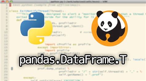 Pandas T Python Tutorial Pandas Dataframe T YouTube