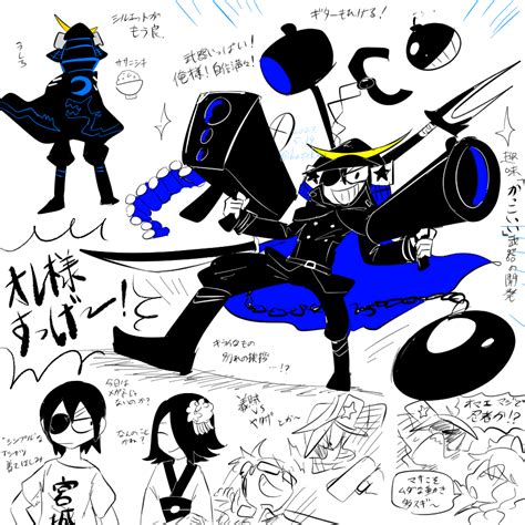 「ポップン マサムネも特に大好きキャラの一人。デザインも曲もかっこいいしたくさんの武器ジャラジャラするアニメめっちゃ好き。」 Mflの漫画