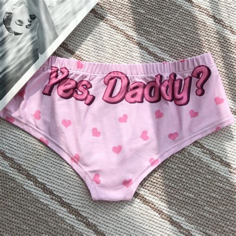 Yes Daddy Polkadot Heart Panties Kink Underwear Fetish Ddlg Playground