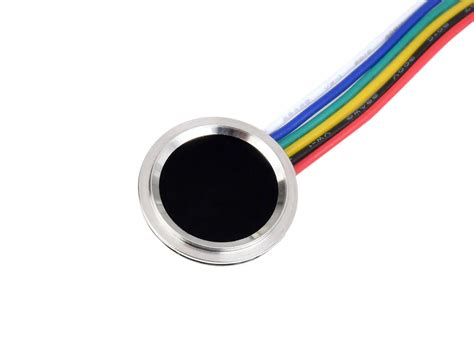 Capacitive Fingerprint Reader Round For Installation With Uart