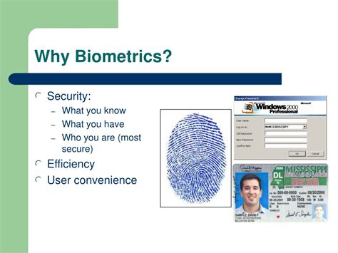 Ppt Biometrics Enhancing Security Through Unique Biological Characteristics Powerpoint